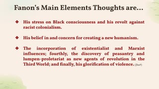 Fanon’s Theory of Violence | PDF