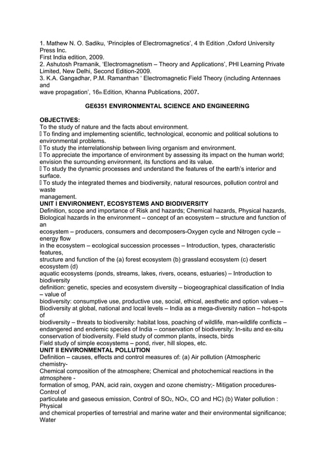 EEE Semester(3) Syllabus | PDF