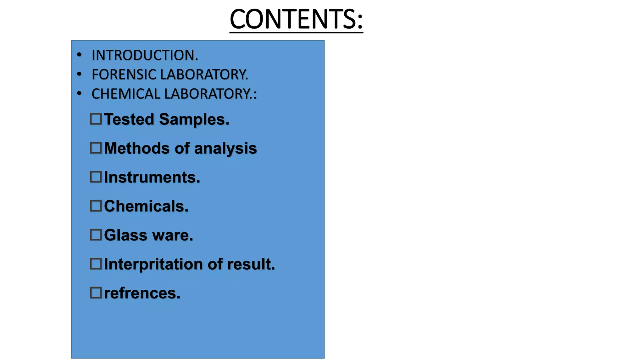 ANALYTICAL CHEMISTRY IN FORENSIC SCIENCE | PPTX