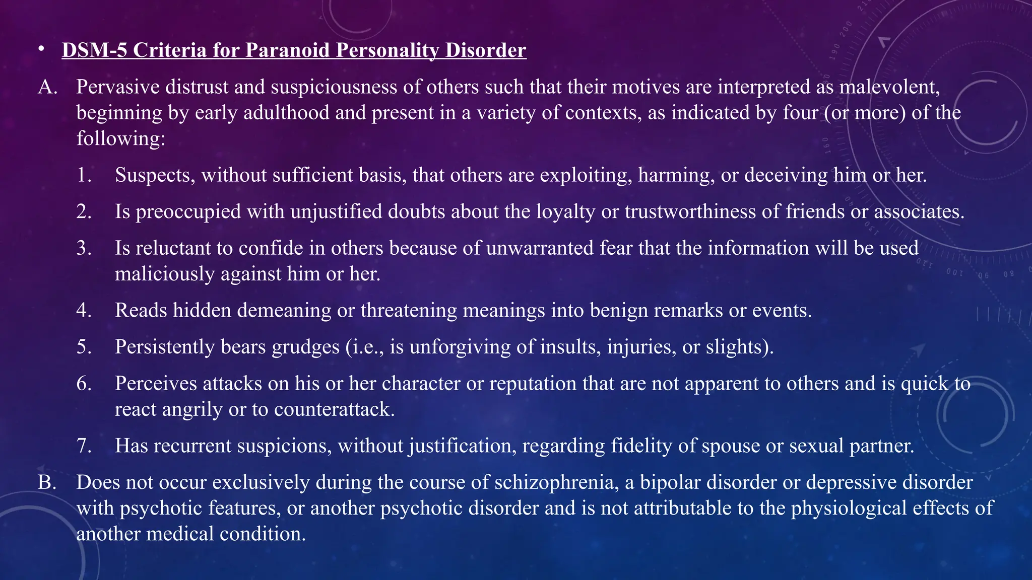 Semester 5, Module 4 - Personality Disorders.pptx
