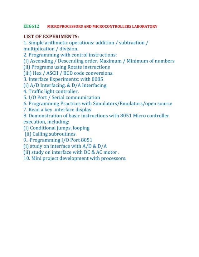 EEE Semester(6) Syllabus | PDF | Computing | Technology & Computing