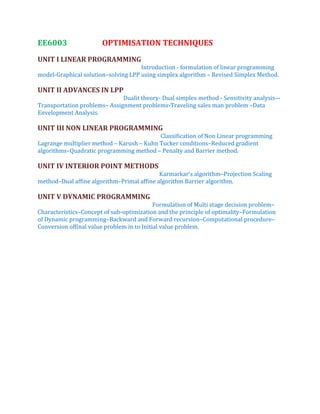 EEE Semester(6) Syllabus | PDF | Computing | Technology & Computing