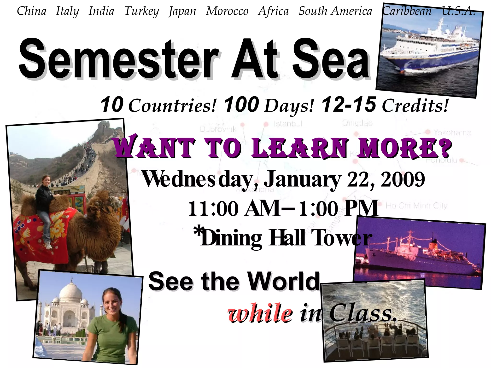 Semester At Sea | PPT