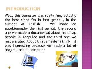 Semester english project | PPSX