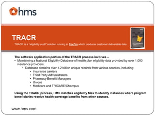HMS | PPTX | Databases | Computer Software and Applications