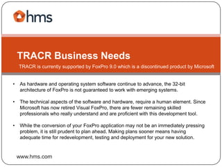 HMS | PPTX | Databases | Computer Software and Applications
