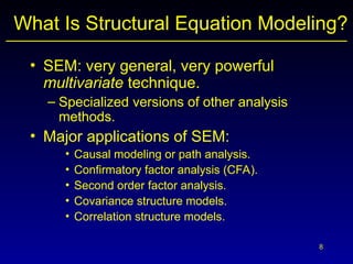 Applied Structural Equation Modeling for Dummies by Dummies PPT by ...