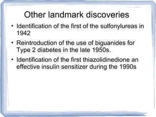 Sem history of diabetes | PPT