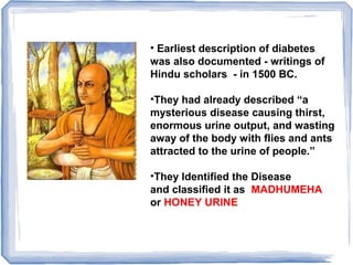 Sem history of diabetes | PPT