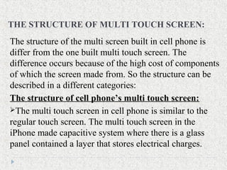 multi touch screen | PPT