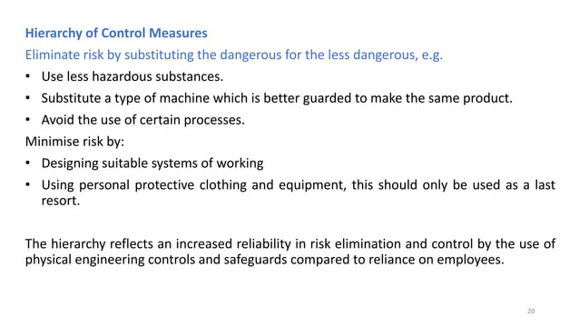 hazard & risk management | PPTX