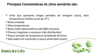 Semiárido Brasileiro | PPTX