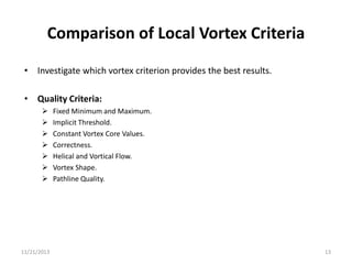 Semi automatic vortex extraction in 4 d pc-mri cardiac blood flow data ...