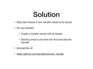 Semi-automated bank transfers with Rails and Shinsei | PDF | Programming Languages | Computing