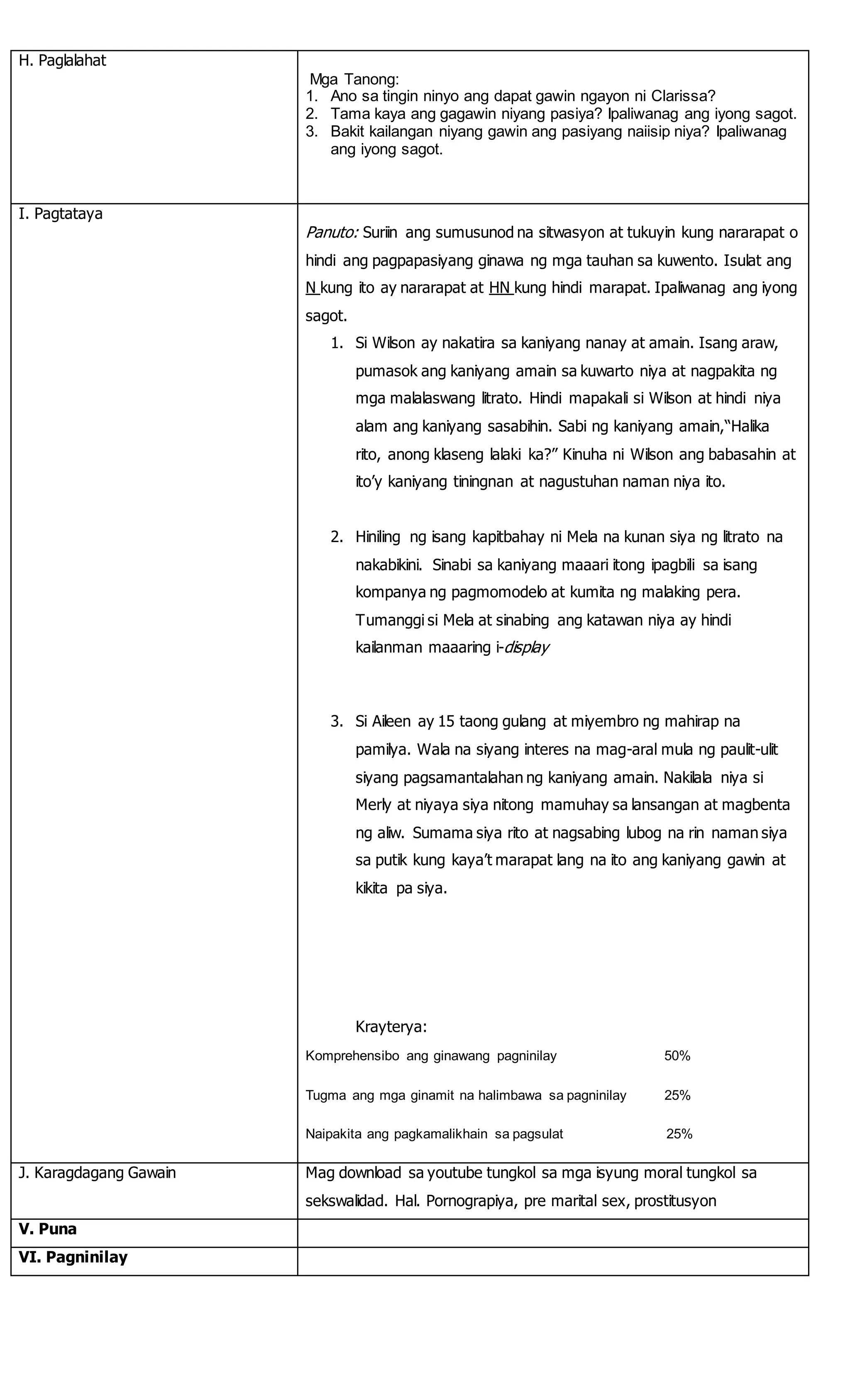 Semi detailed lp in esp.liezel 3 | DOCX