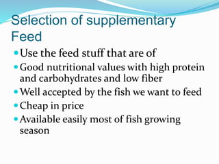 Semi intensive fish culture system | PPTX