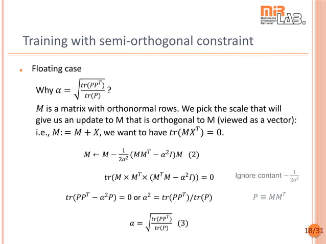 Semi Orthogonal Low Rank Matrix Factorization For Deep Neural Networks
