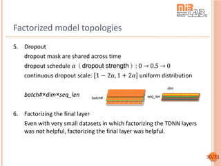 Semi orthogonal low-rank matrix factorization for deep neural networks | PPT