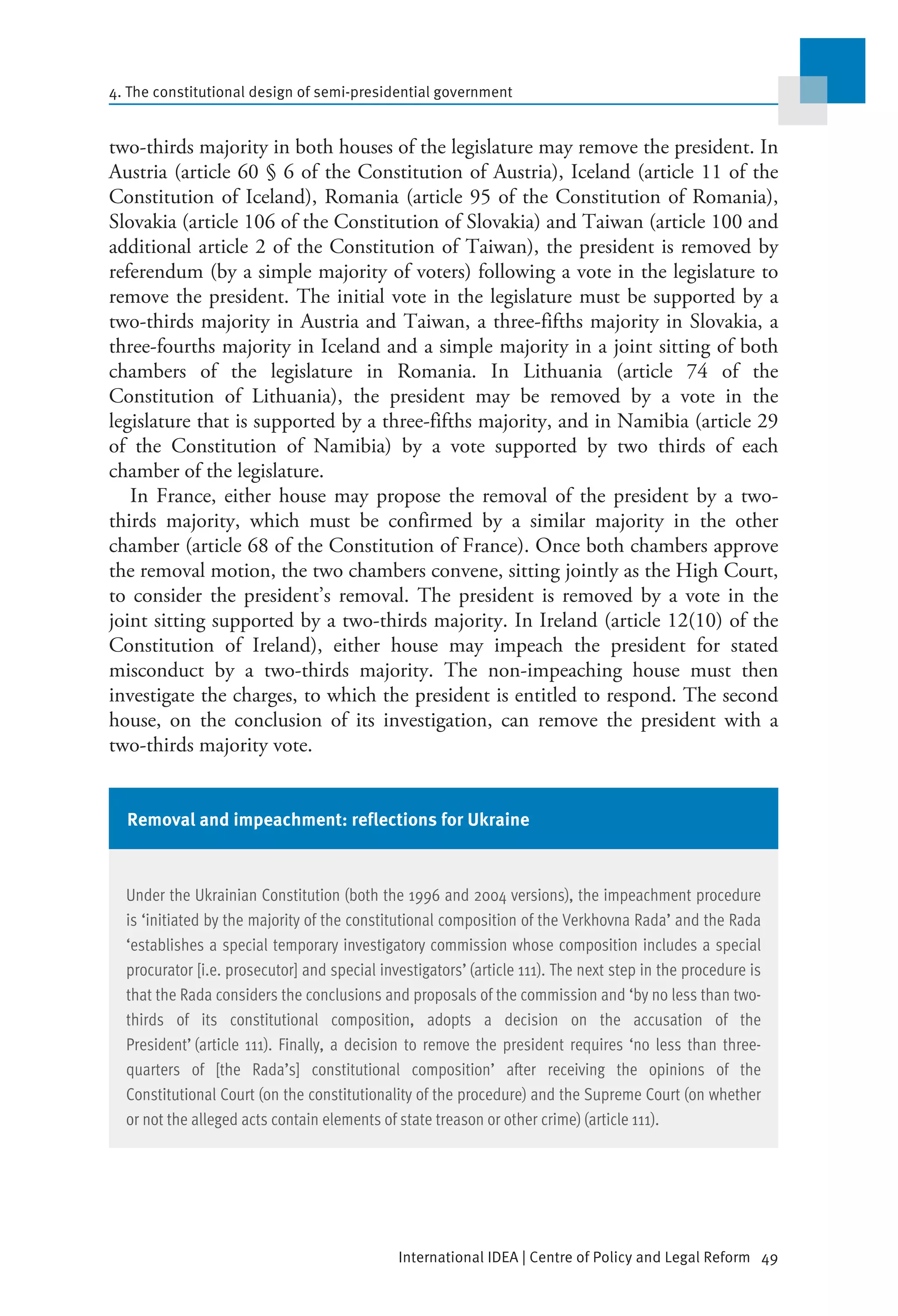 Semi-presidentialism and Inclusive Governance in Ukraine | PDF