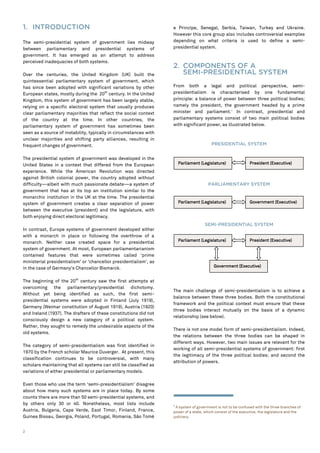 Systems of Government : Semi-Presidential Models | PDF