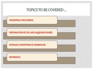 Semi solid dosage forms | PPTX