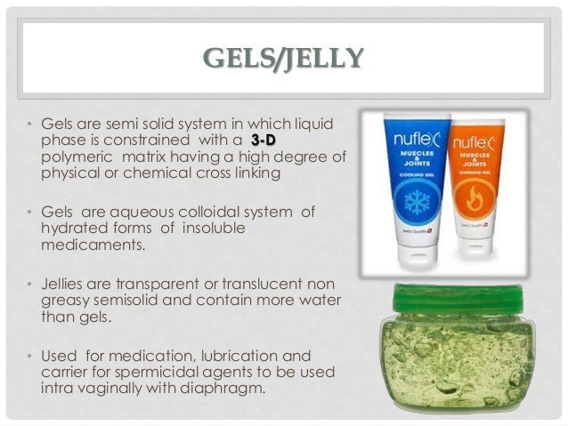 Semi solid dosage forms