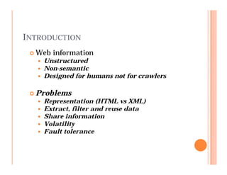 Semi structure data extraction | PDF