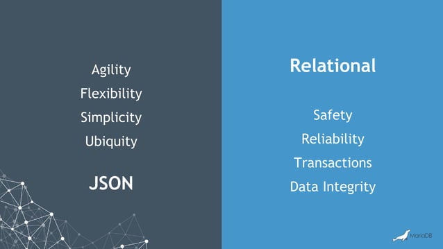 Using semi-structured data in modern applications | PPT
