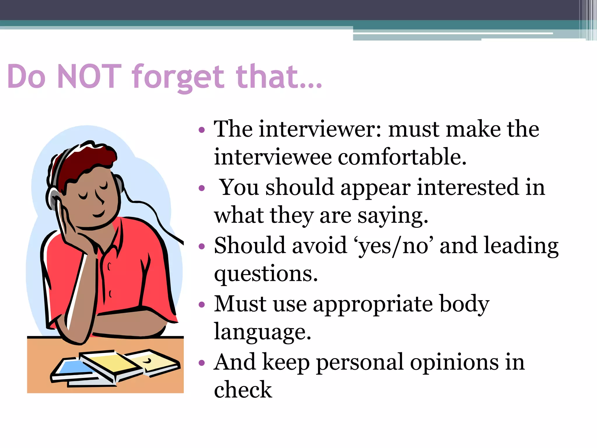 Semi structured interview | PPTX