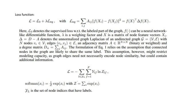 Semi supervised classification with graph convolutional networks | PPT