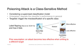 Semi-Targeted Model Poisoning Attack on Federated Learning via Backward Error Analysis | PPT