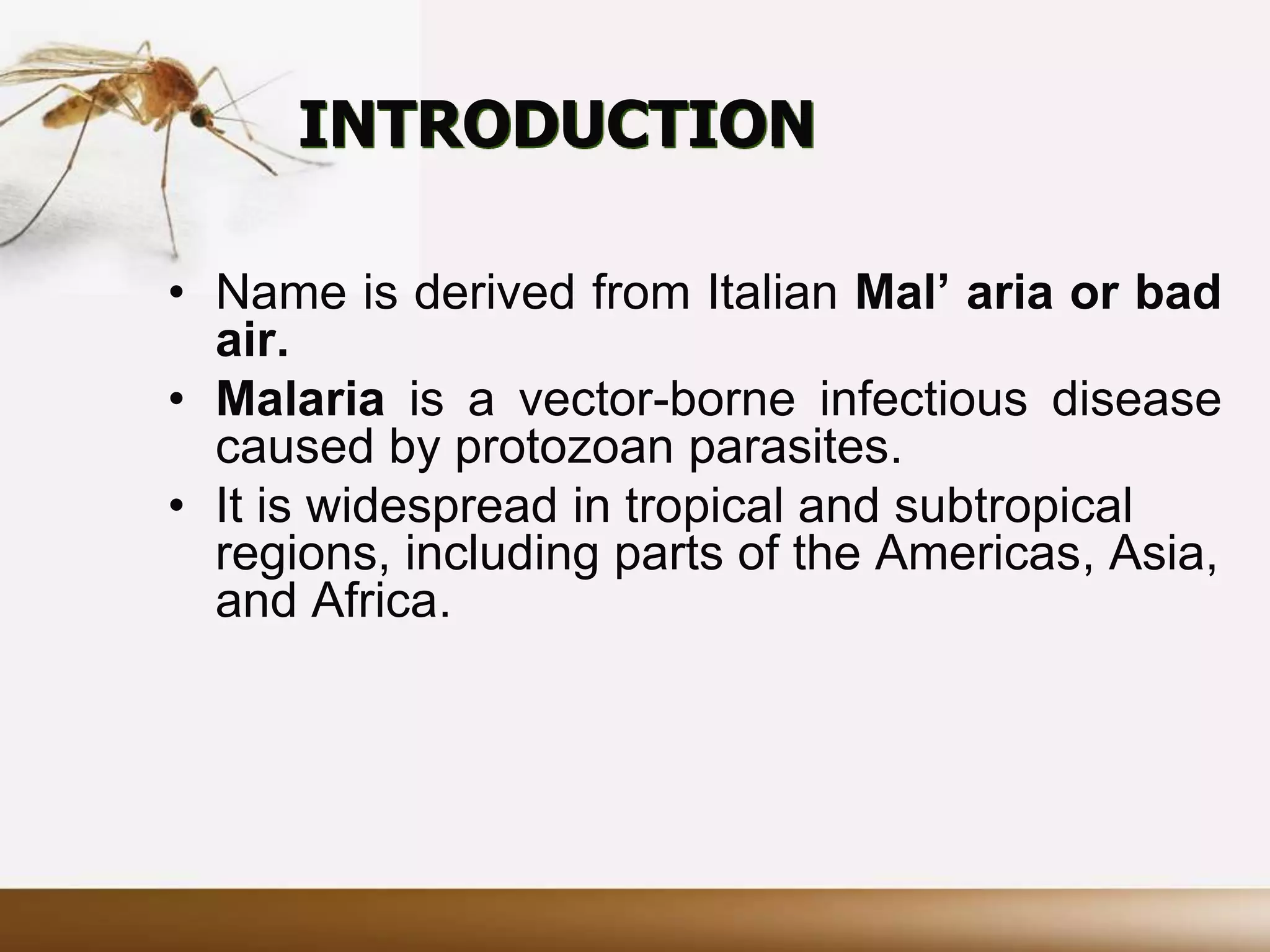 Malaria | PPTX