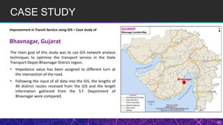 Application of GIS in Transportation Planning | PPTX