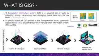 Application of GIS in Transportation Planning | PPTX