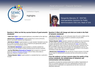 Semic 2012 highlights report | PPT
