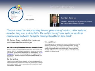 Semic 2012 highlights report | PDF