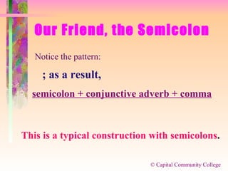 Semicolon | PPT
