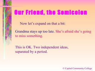 Semicolon | PPT