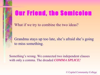 Semicolon | PPT