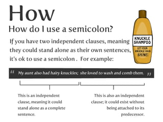 Semicolon | PPT