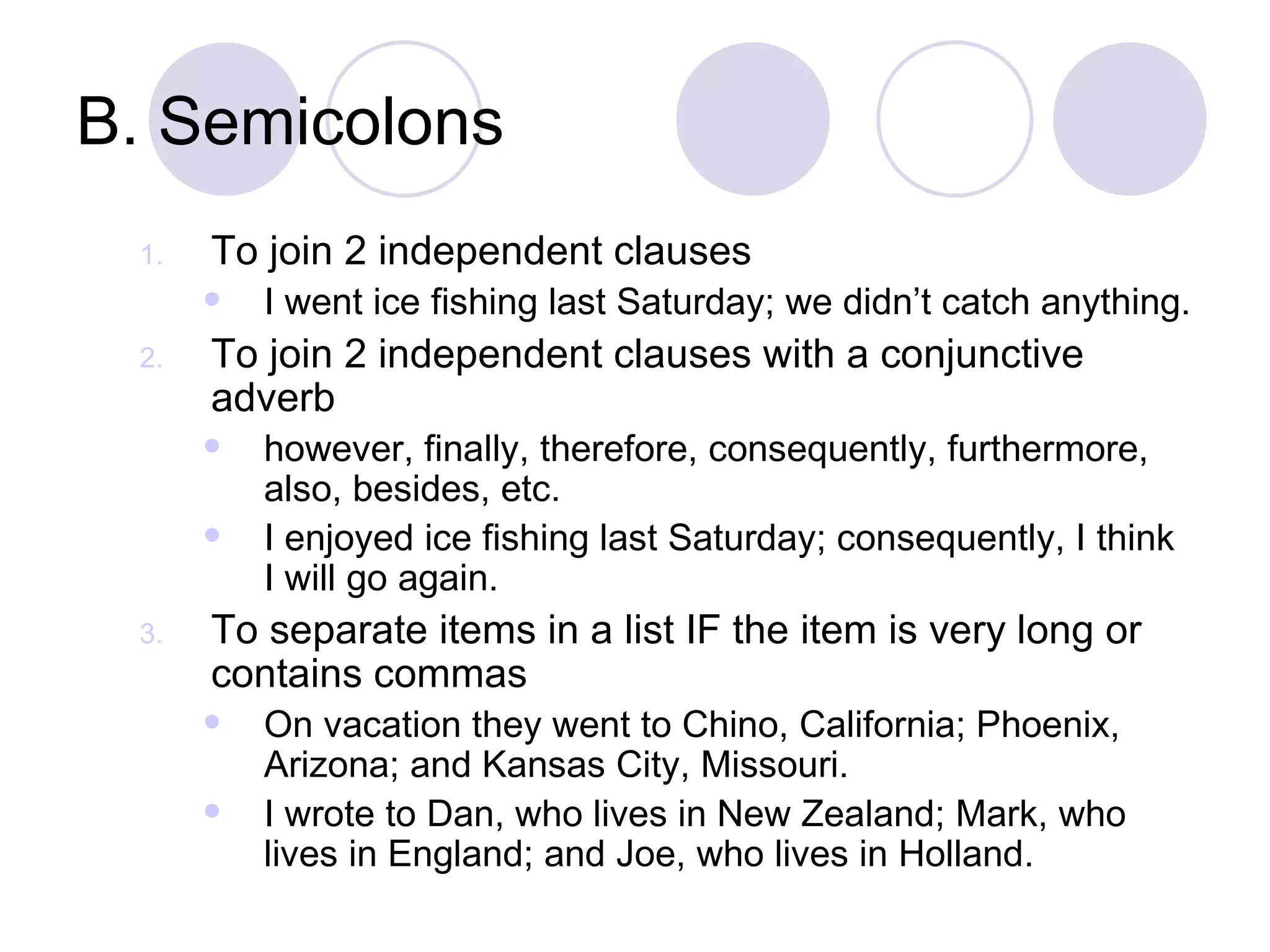 Semicoloncolondash | PPT