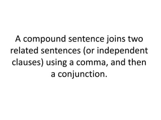Semicolons and Compound sentences | PPT