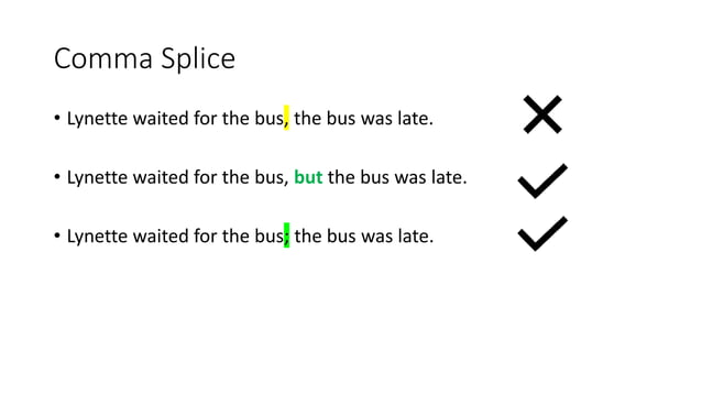 Semicolons, commas, and colons | PPTX | Television | Entertainment