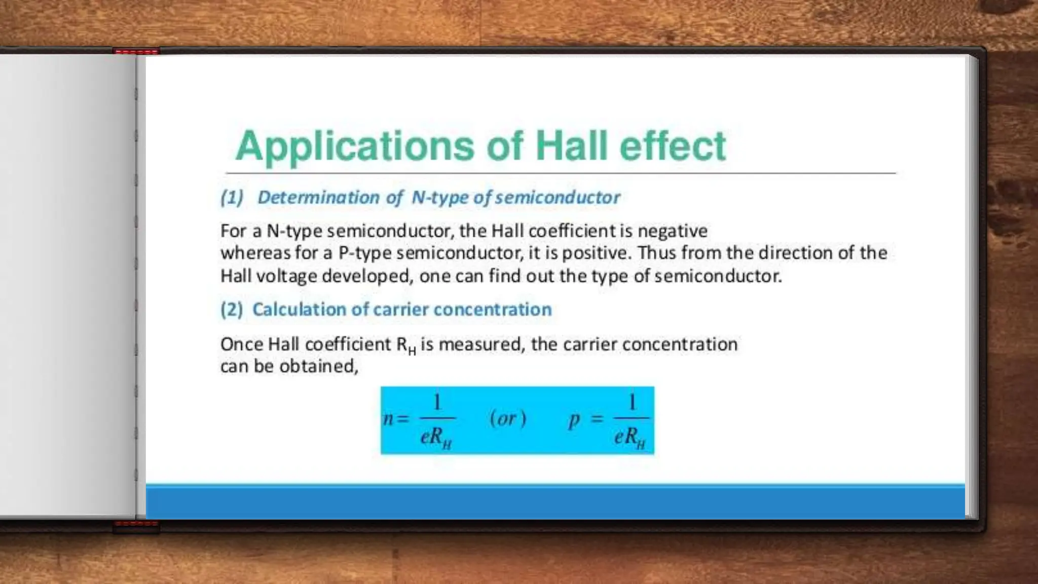 semiconductor and hall effect.pptx chemistry ..... | PPTX | Chemistry | Science