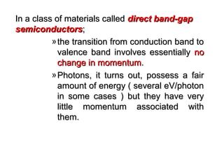 Semiconductor optoelectronic materials | PPT