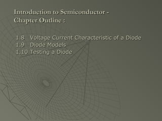 Semiconductor basics | PPT | Free Download