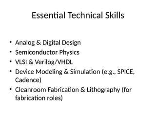 Semiconductor Ecosystem: Skills, Careers, and the Future Workforce | PPTX