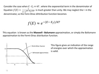 Semiconductor ch.3 part iii statistical mechanics | PPTX