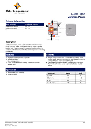 Semiconductor Datasheet Template | PDF