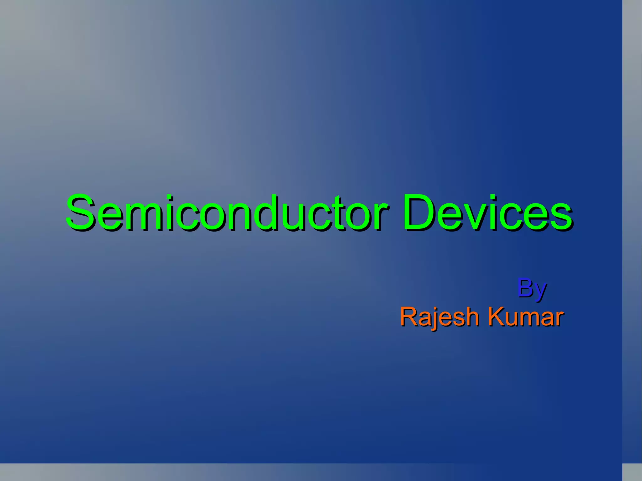 Semiconductor Devices | ODP